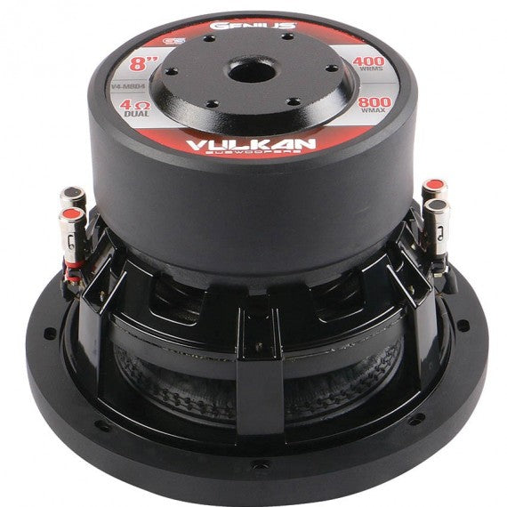 SUBWOOFER MINI SERIE VULKAN 8" 800 WMAX / 400 WRMS DOBLE BOBINA 4 OHM ...