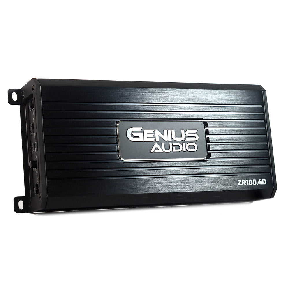 AMPLIFICADOR MINI COMPACT 4 CANALES CLASE D ZR150.4D – Genius Audio